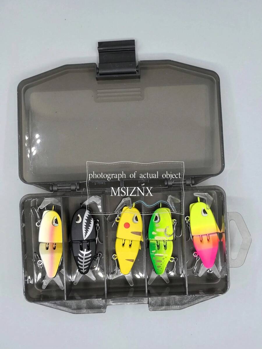 5pcs/Set 60mm/ 2.3" /6.5g Gife For Father Boyfriend Male Swimbait ...