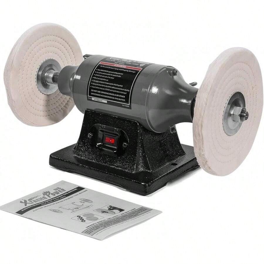 XtremepowerUS 6-Inch Electric Polisher Benchtop Buffer Grinder Motor ...