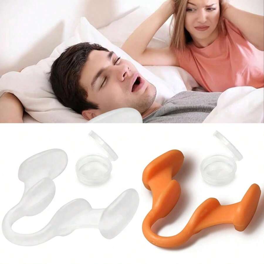 2 X Silicone Nasal Clip Anti Snoring Nasal Dilator Stop Snoring Aid ...