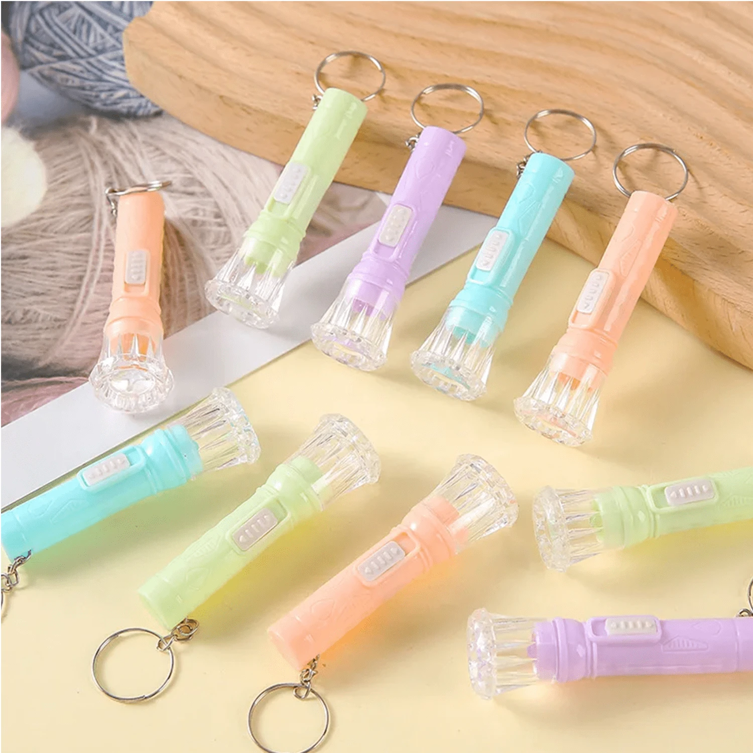 1PC Macaroon Colour Light LED Flashlights Mini Flashlight Toy For ...