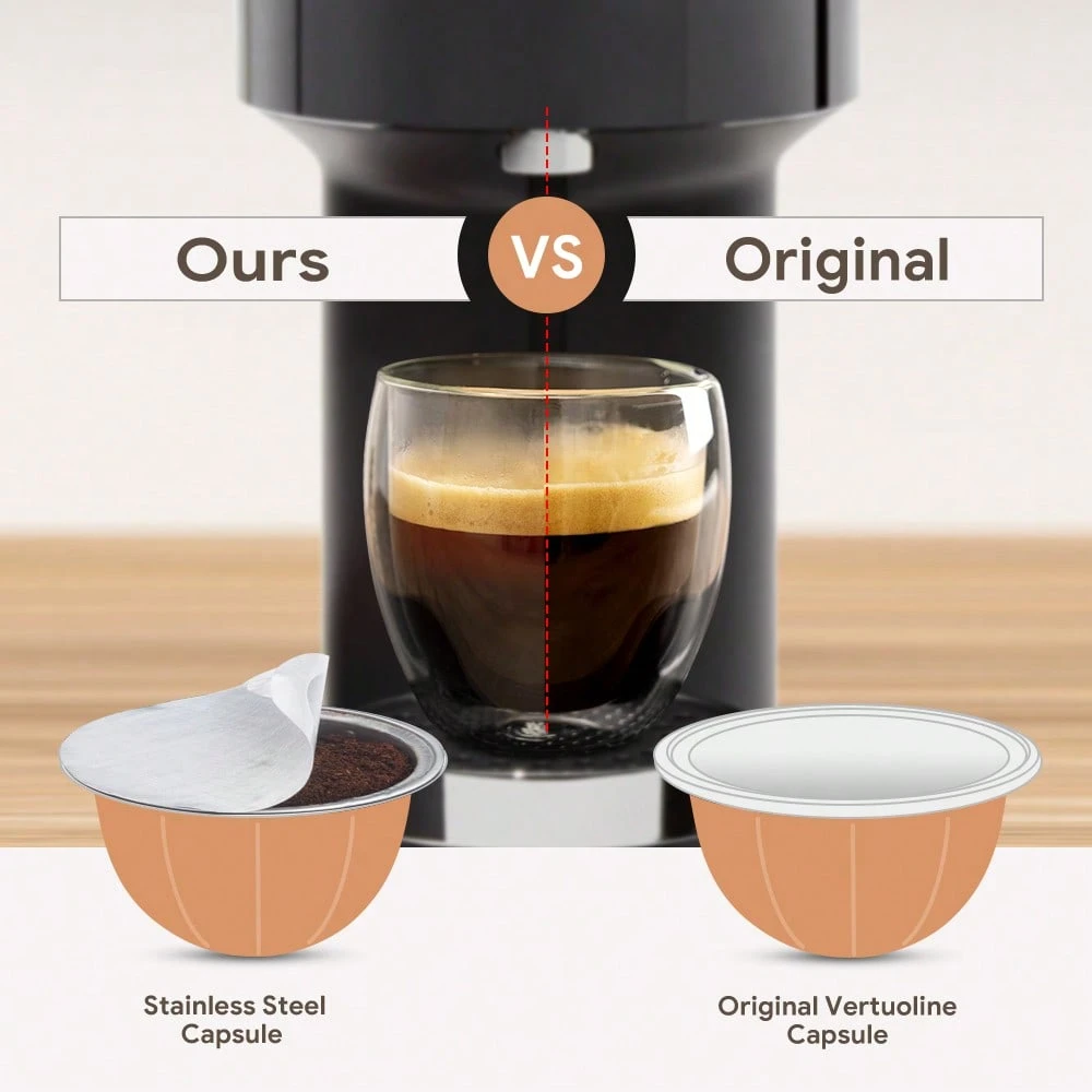 iCafilas Empty Capsule Refill Kit Quick Clean Fun Powder Ring For ...