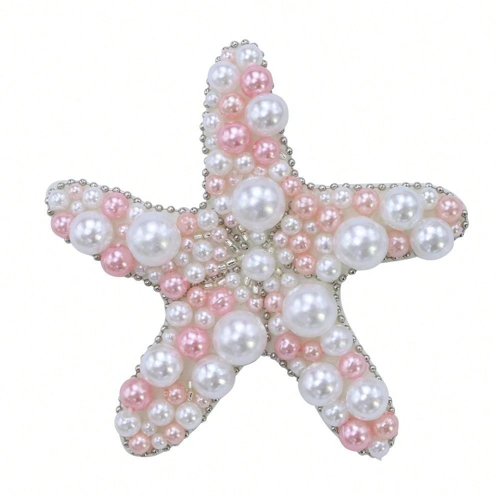 1set Bead Pearls Sea Shell Conch Patches For Hat Backpacks Applique Sew ...