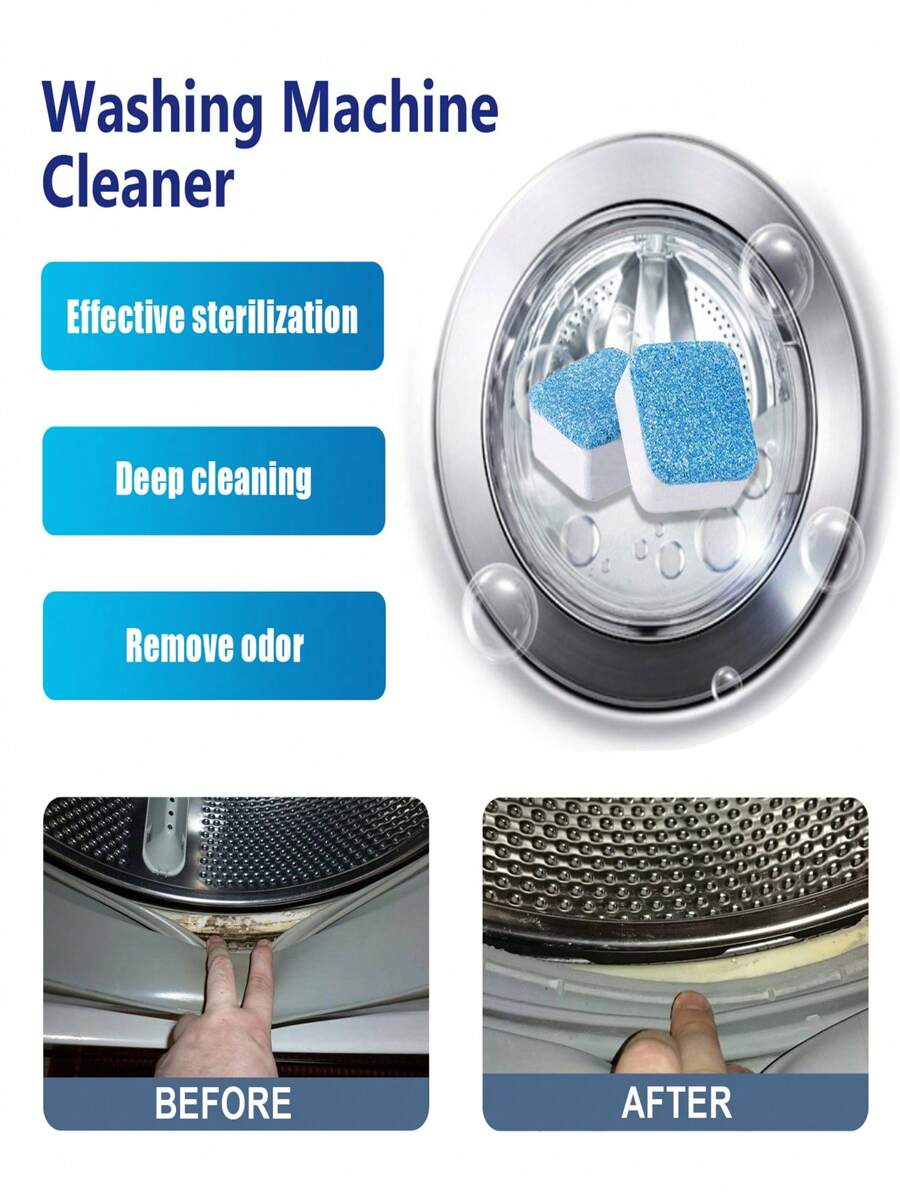 Washing Machine Cleaning Tablets Drum Type Water Tank Washing Machine ...