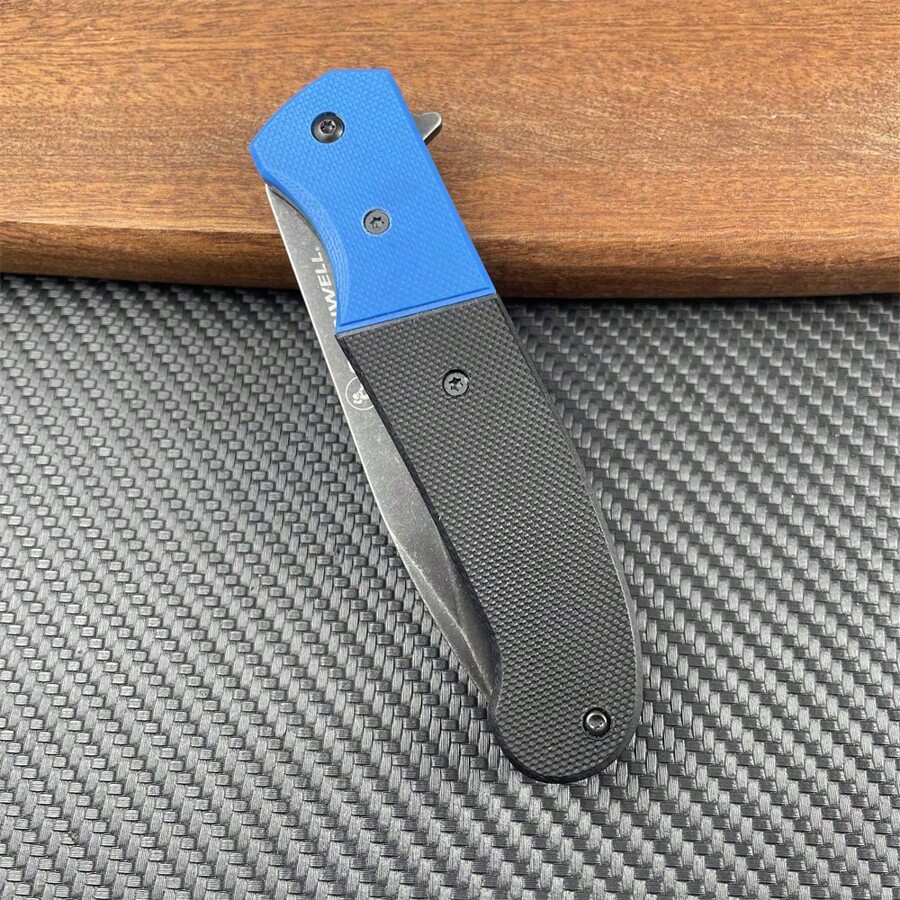 Tactical Folding Pocket Knife 8CR13MOV Blade G10 Handles Camping EDC ...