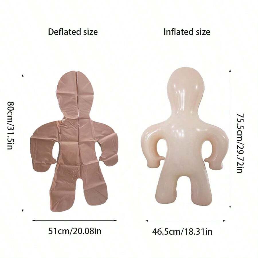 1PC Inflatable Human Doll, DIY Decorative Props For Costumes And Makeup ...