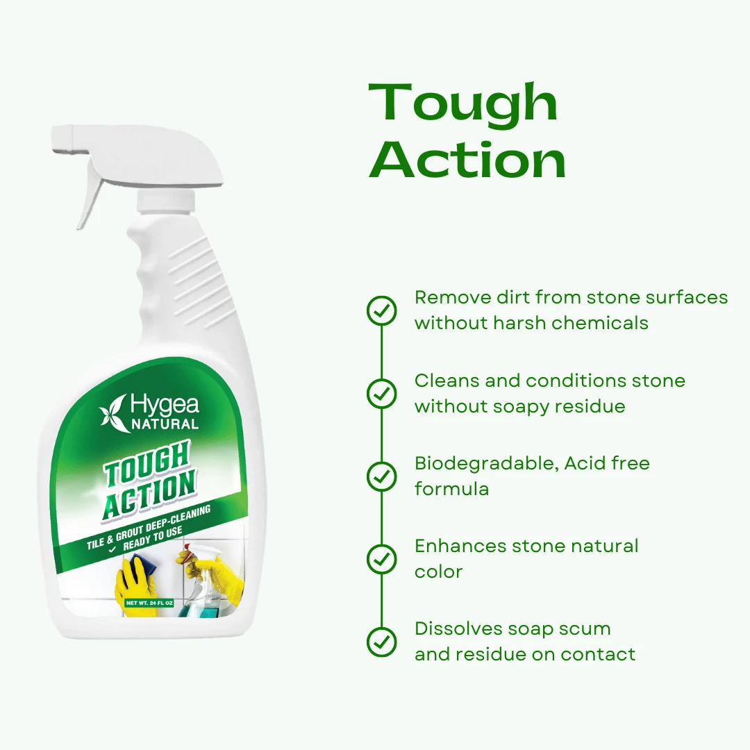 Hygea Natural Tough Action - Tile & Grout Deep-Cleaning (Concentrated ...