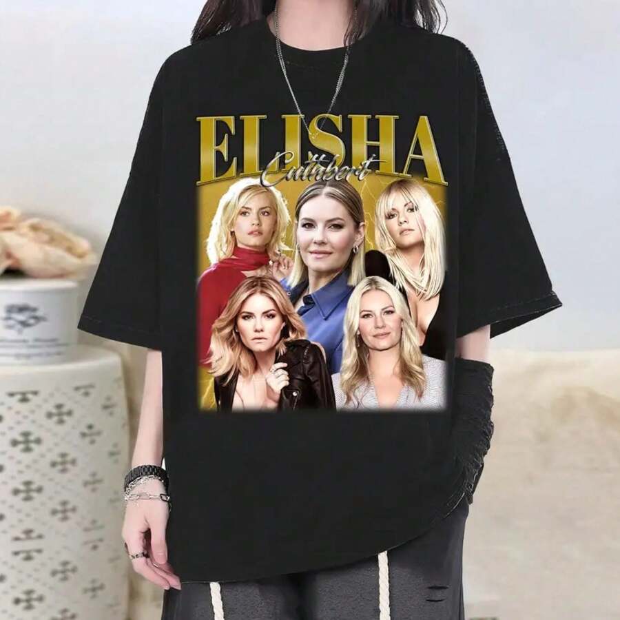 Elisha Cuthbert T-Shirt Elisha Cuthbert Shirt Elisha Cuthbert Tees ...