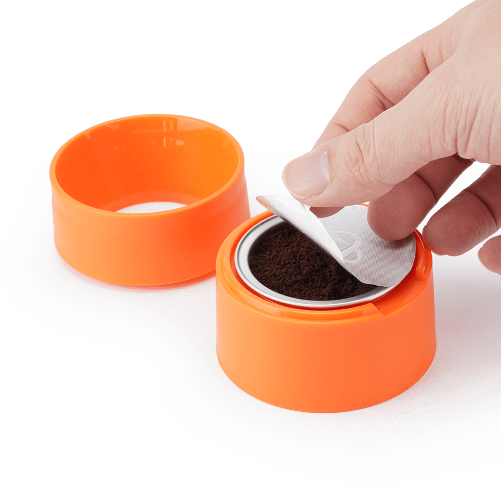 iCafilas Empty Capsule Refill Kit Quick Clean Fun Powder Ring For ...