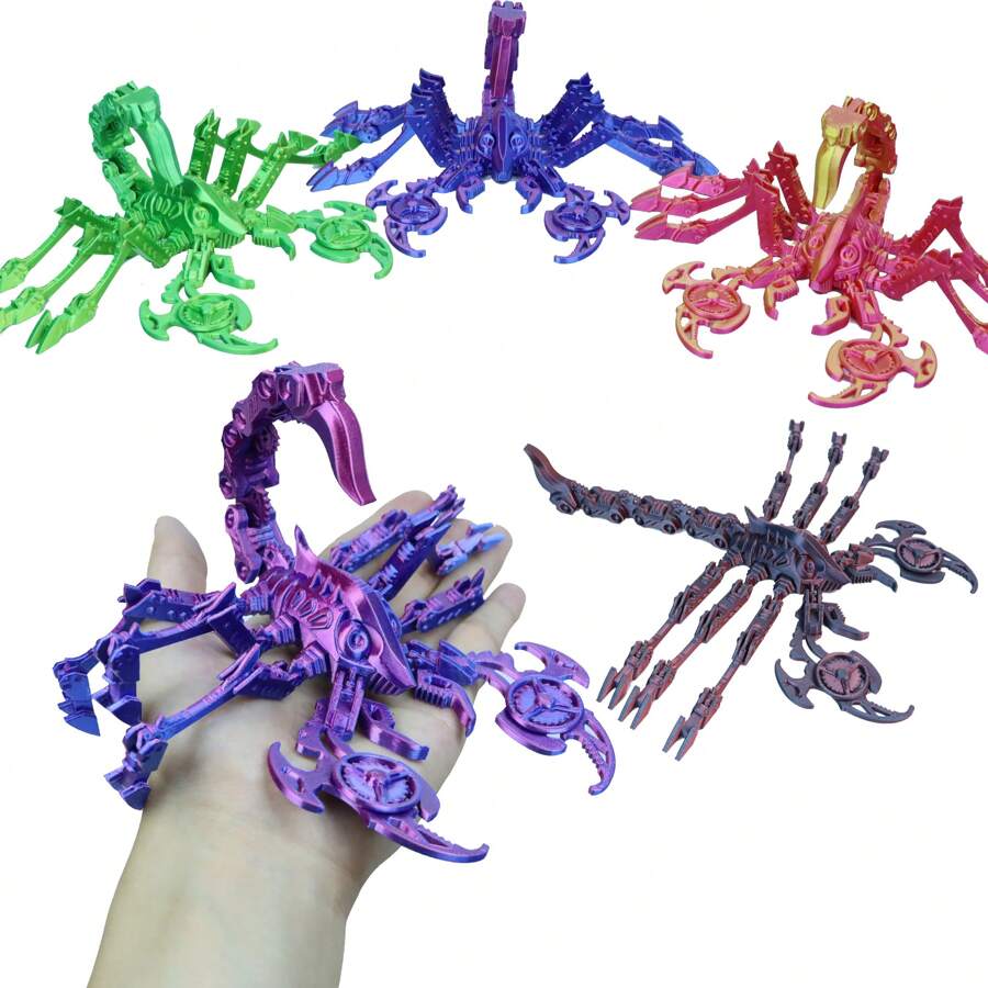 2025 New 3D Printed Fully Articulated Scorpion Toy, Creative Gift ...