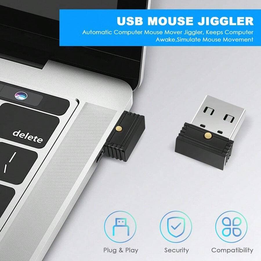 Usb Mouse Jiggler Undetectable Mouse Mover Anti Sleep Simulate Mouse Movement Keep Computer 5455