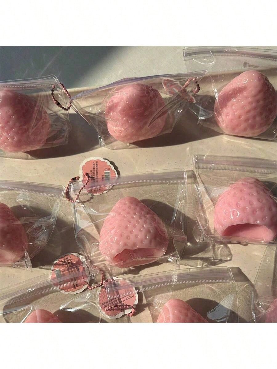 Juicy Strawberry Squishy Toy, Stress Relief & Fun, Suitable For Office ...