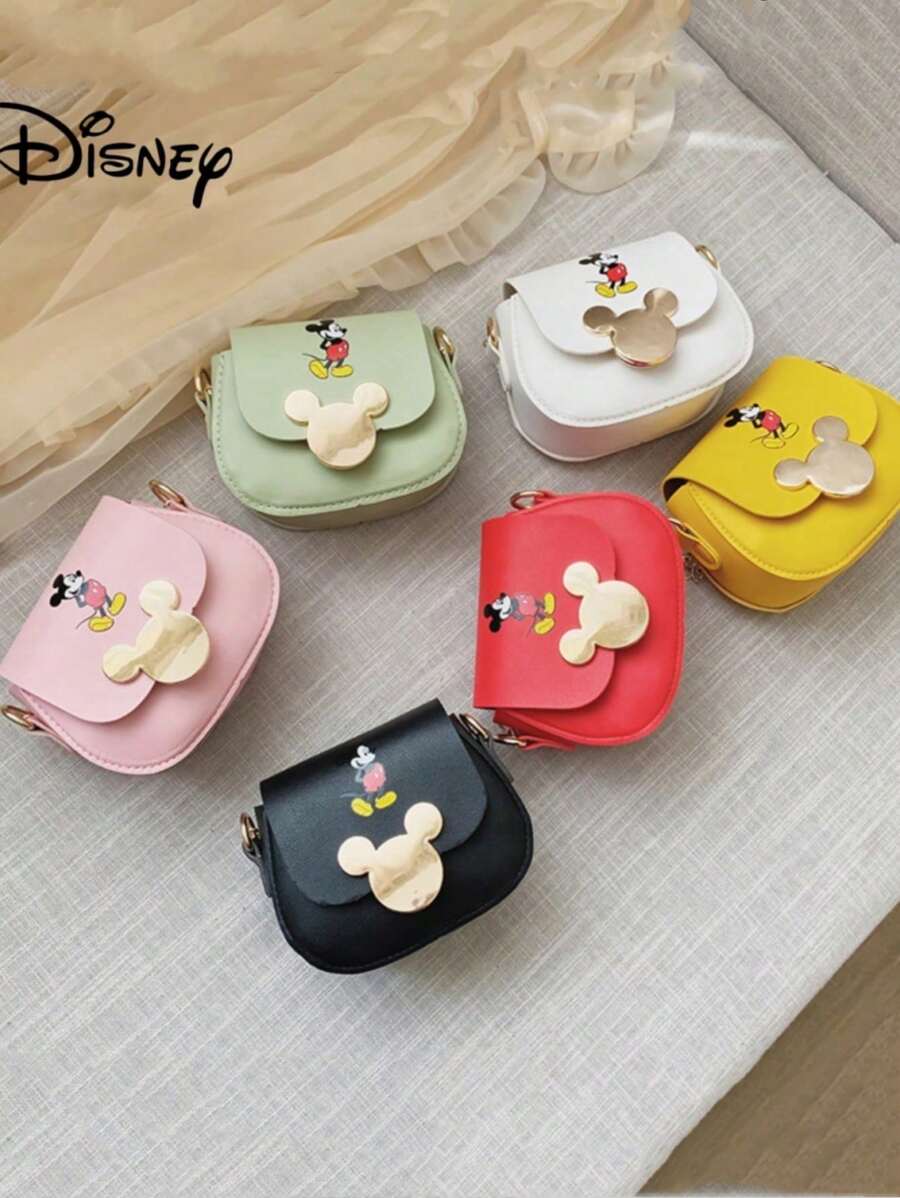 Disney Disney 2025 New Mickey Mouse Print Girls Shoulder Bag, Cartoon ...