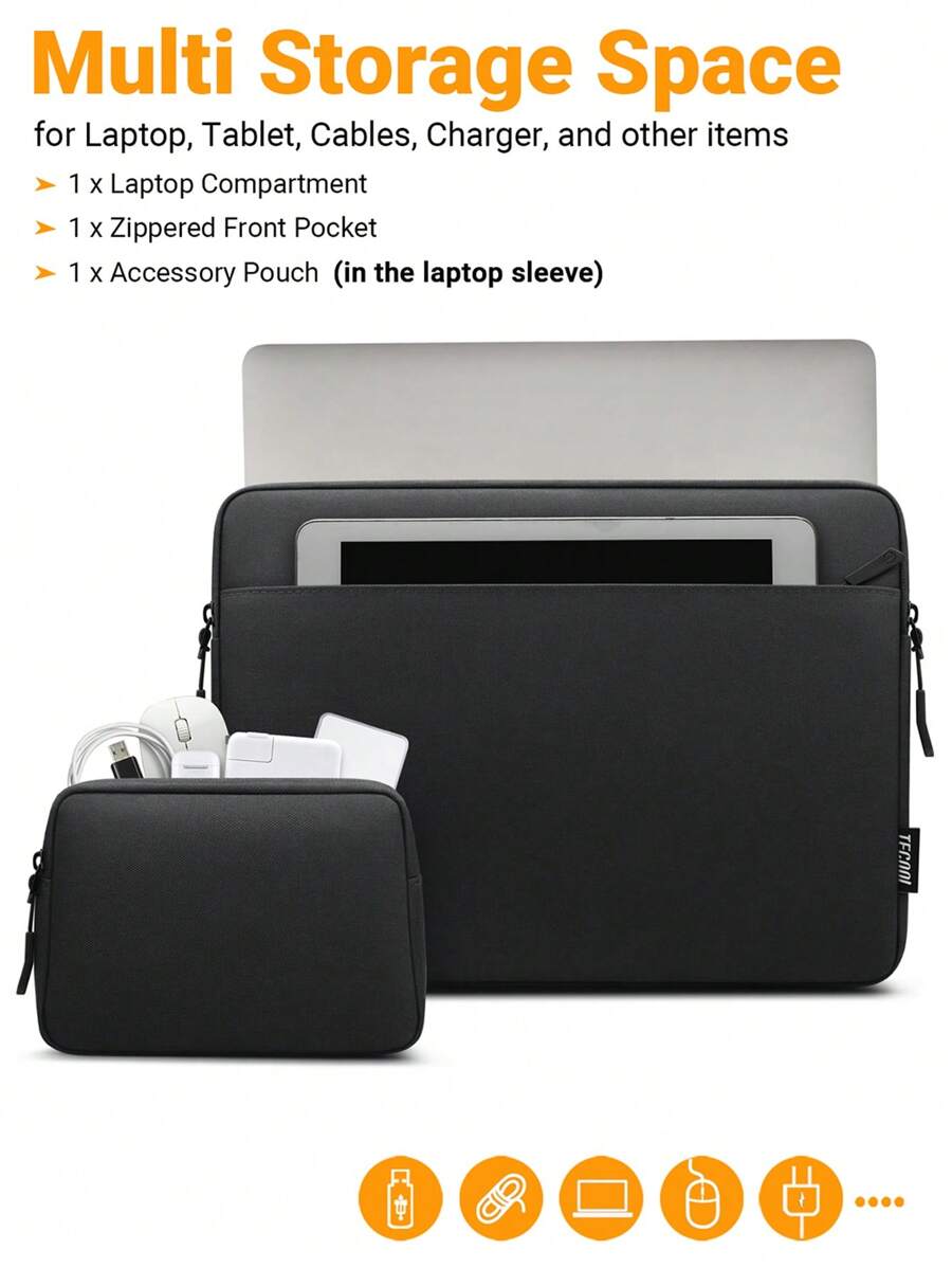 TECOOL 13.5/14/15.6 Inch Laptop Bag Compatible With MacBook Air/Pro ...