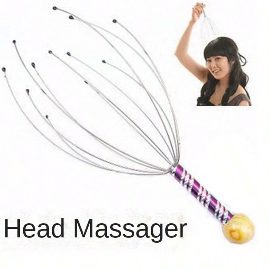 Head Massager Head Scratching Octopus Scalp Non Soul Extractor Divine ...
