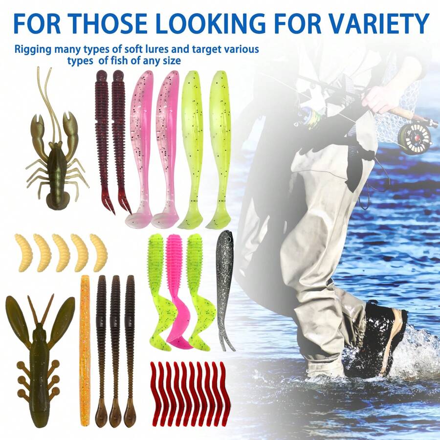 FISHING KIT 110PCs Ultimate All-Species Lure System | Pro-Grade Tackle ...