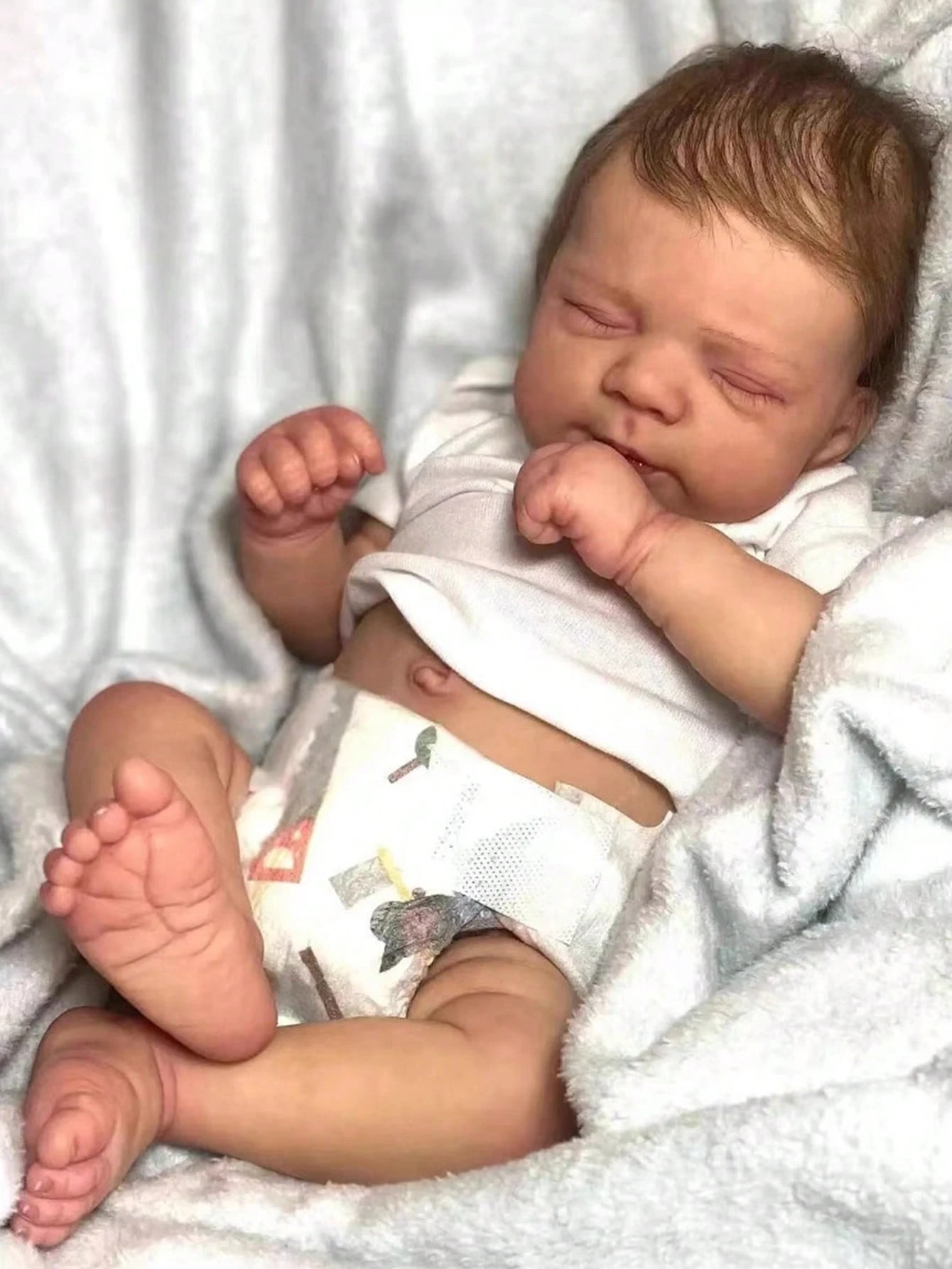 Realistic Reborn Baby Dolls - 18 Inch Full Vinyl Body Lifelike Reborn ...