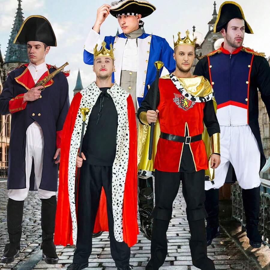 Luxury King Cape Colonial General Napoleon Costume Colonial Costumes ...