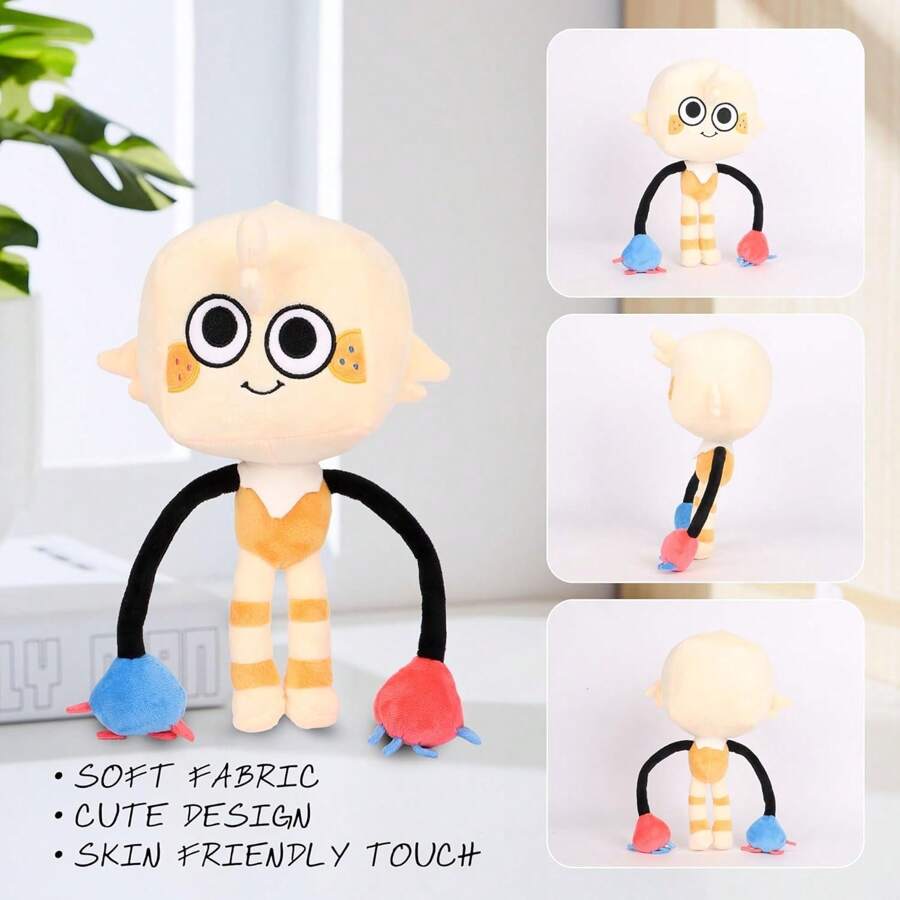 Dandy's World Pebble Vee Rodger Flutter Anime Game World Plush Toy ...