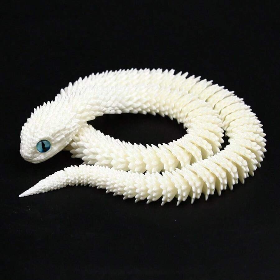 3D Printed Realistic Snake Model With Movable Joints, Decorative Animal ...