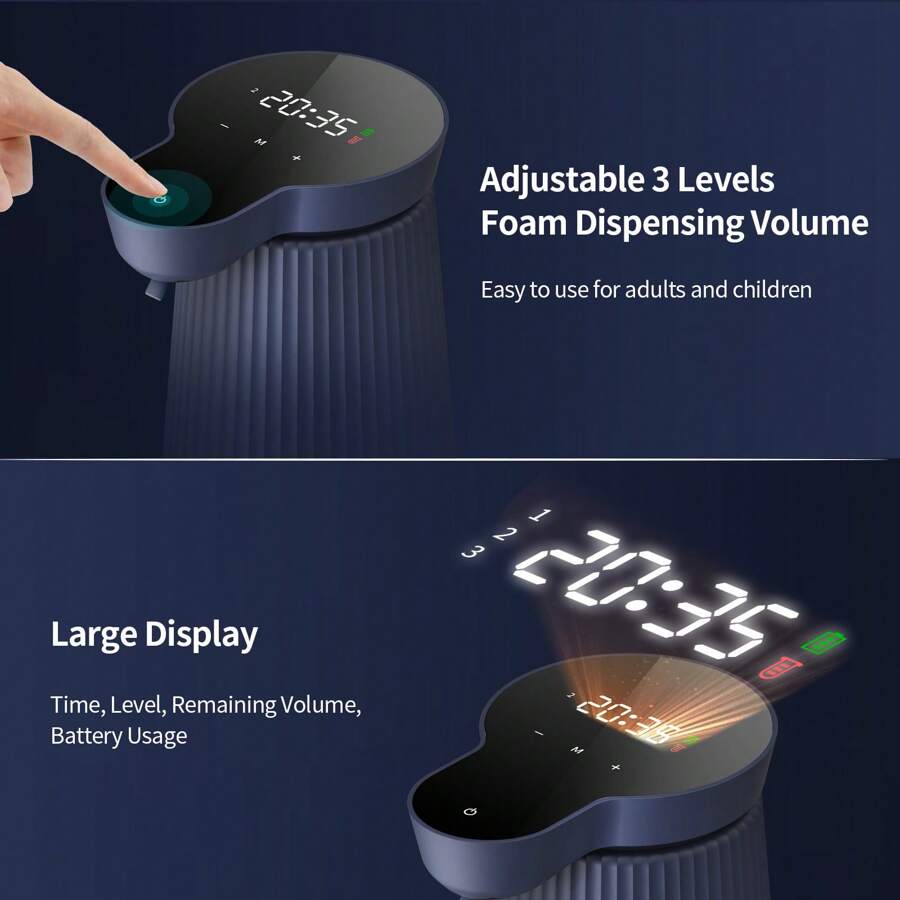 New Intelligent Gel Soap Dispenser, Automatic Foaming Sensor Hand Wash ...