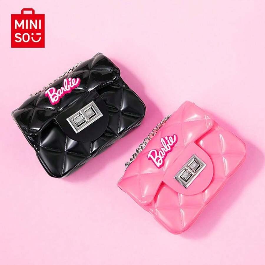 Miniso MINISO Barbie Mini Jelly Bag Shoulder Bag Crossbody Bag For ...