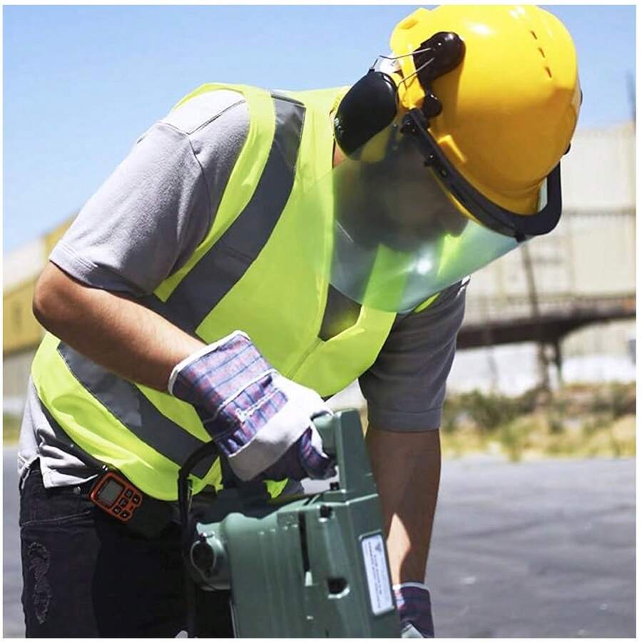 Safety Vest PPE Protection Reflective Strip Work Safety Road Highway ...