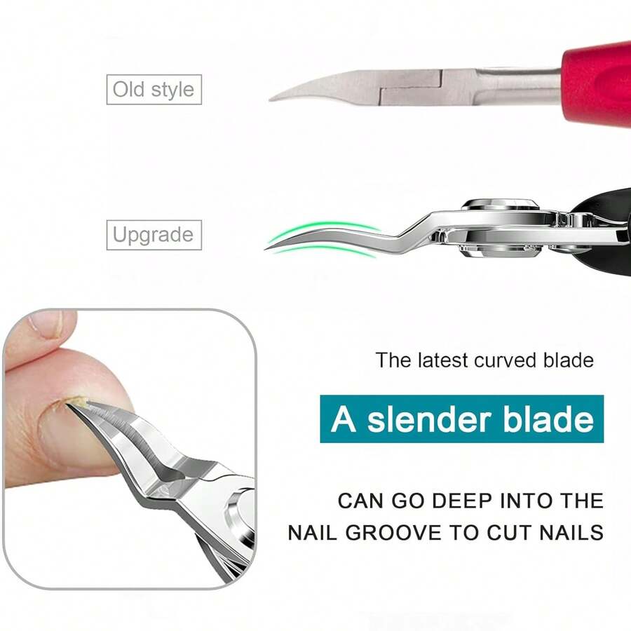 Professional Foot Doctor's Steel Nail Clipper, Unique Long Handle ...