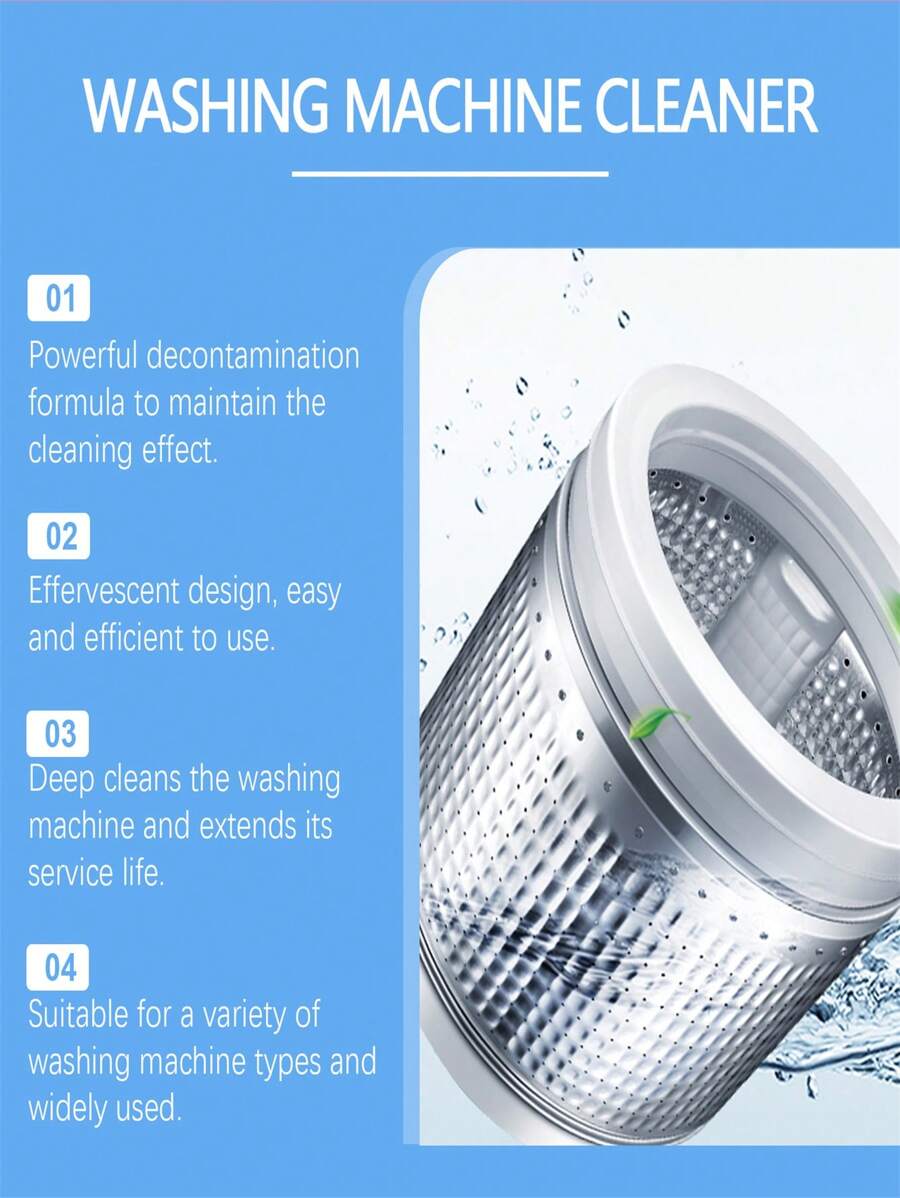 Washing Machine Stain Removal Effervescent Tablets Drum Washing Machine ...