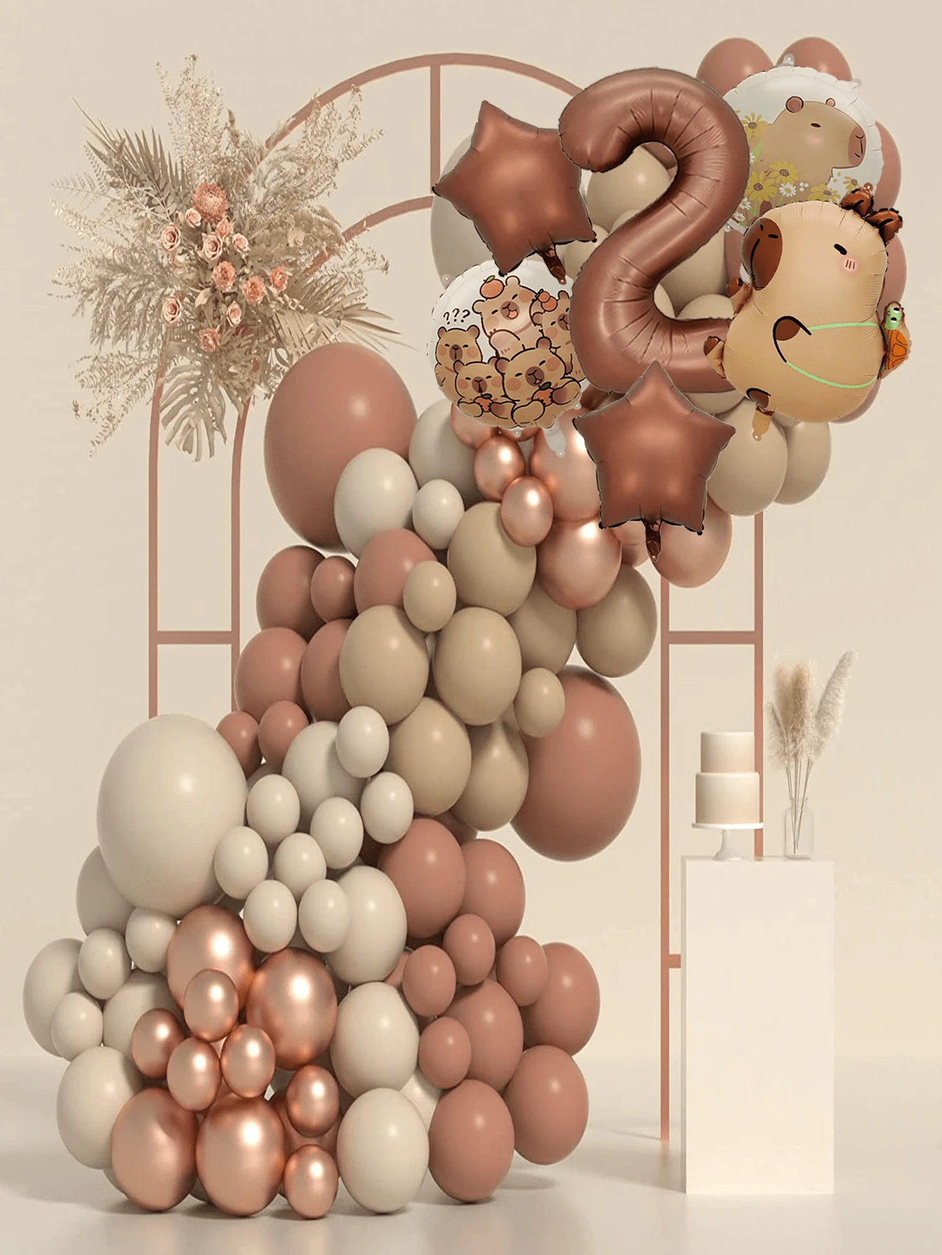 New Cartoon Capybara Capibara Theme Caramel Color Digital Aluminum Film ...