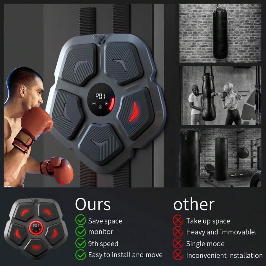 Music Boxing Machine Smart Boxing Machine Wall Mounted,Music Boxing ...