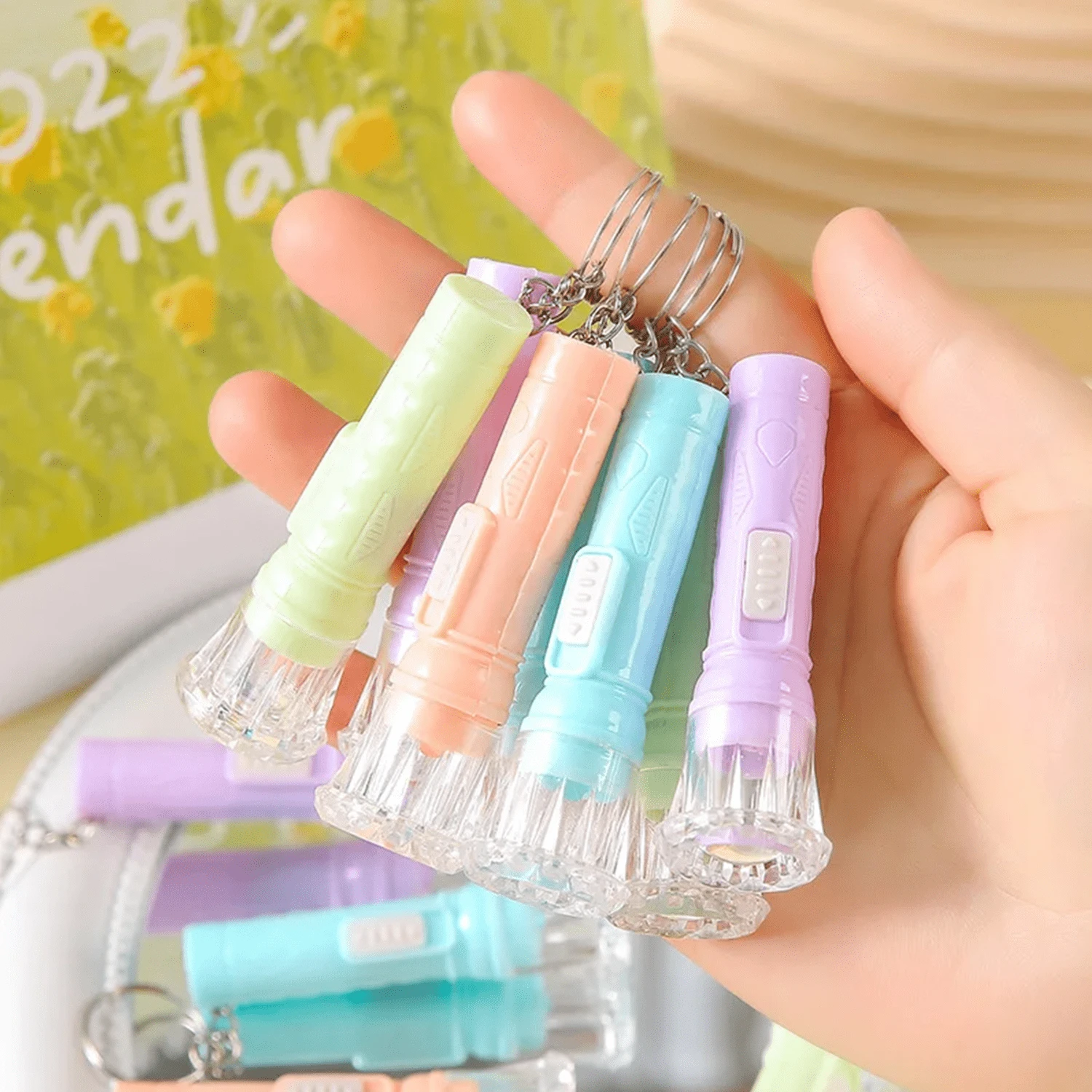 1PC Macaroon Colour Light LED Flashlights Mini Flashlight Toy For ...