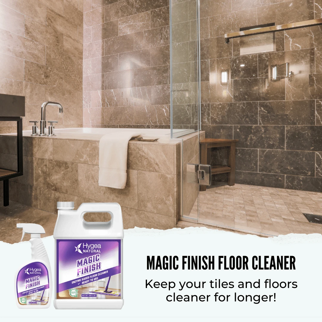 Magic Finish Enzyme-Based Floor Cleaner - No Rinse, Clean Formula ...