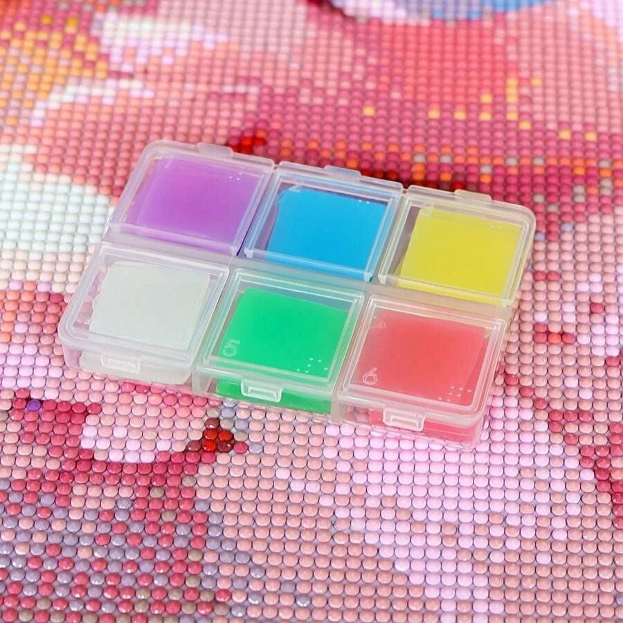 30pcs/Box Diamond Painting Luminous Clay Box DIY Color Block Dot ...