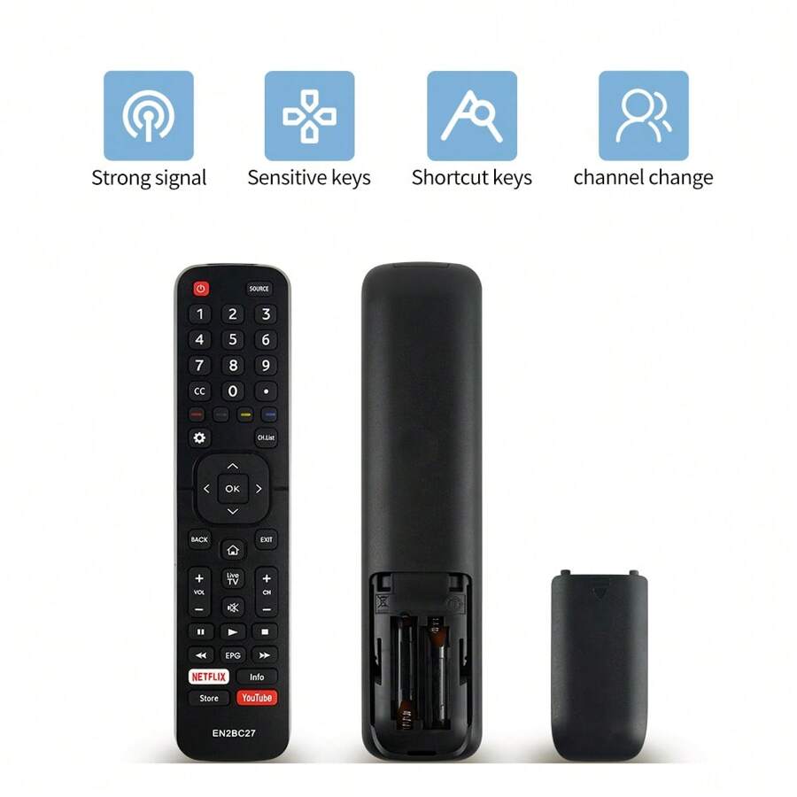 Universal For All Hisense-TV-Remote Compatible With All Hisense 4K LED ...