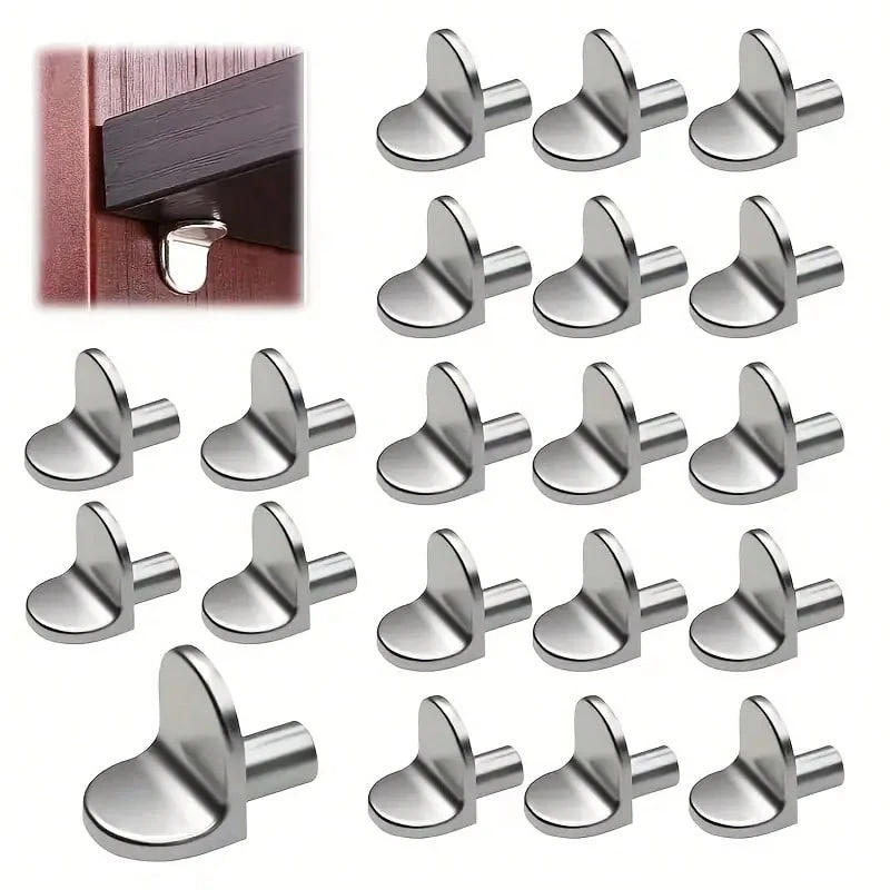 20pcs Durable Metal Shelf Pins - Easy Install Cabinet Shelf Supports ...