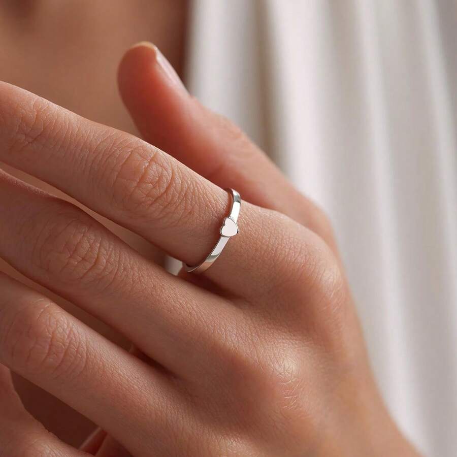 kuuioe 2pcs/Set Couple Rings, Promise Rings For Couples, Matching ...