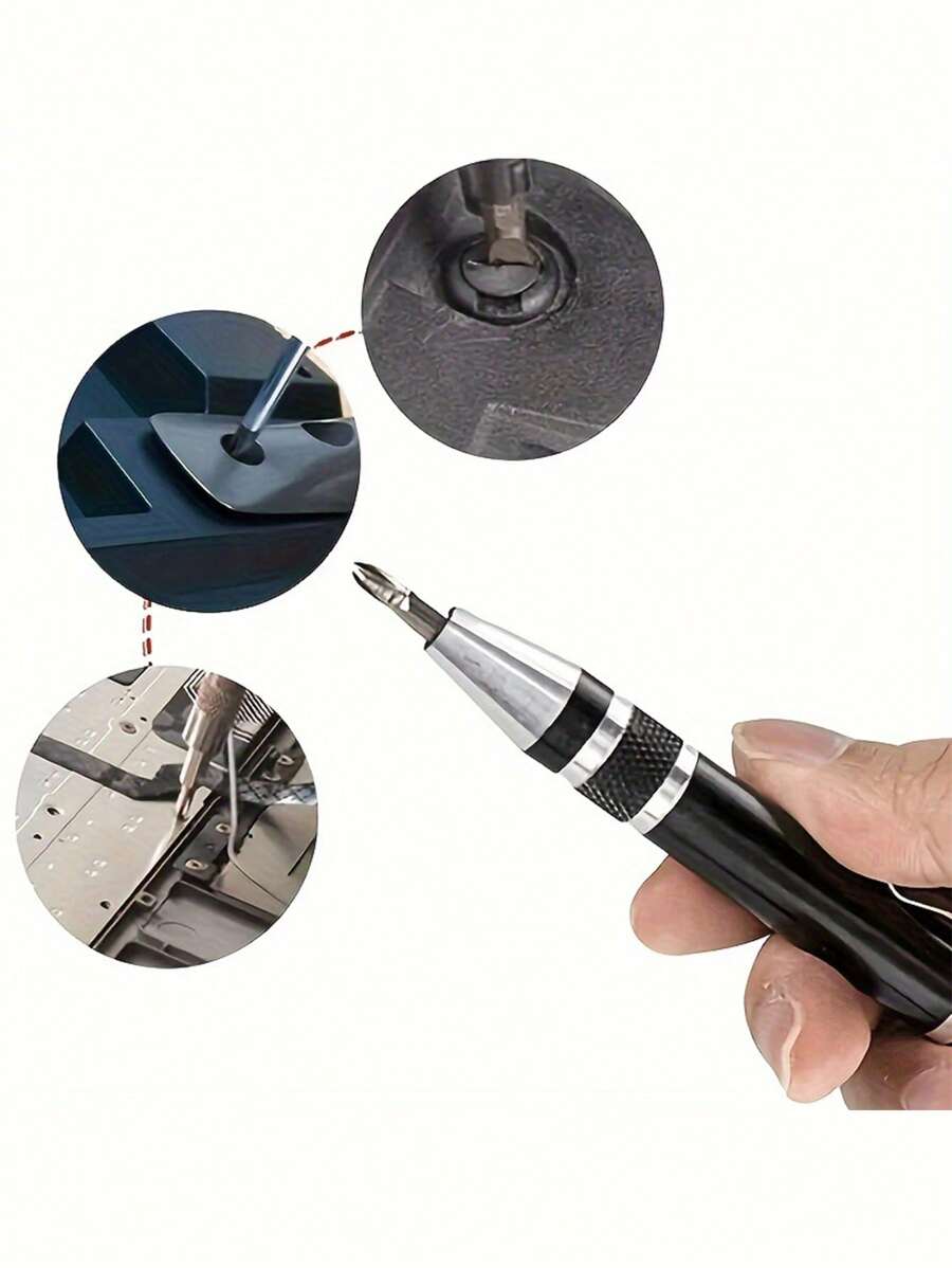 8-In-1 Magnetic Multi-Tool Screwdriver - Portable, Aluminum Alloy ...