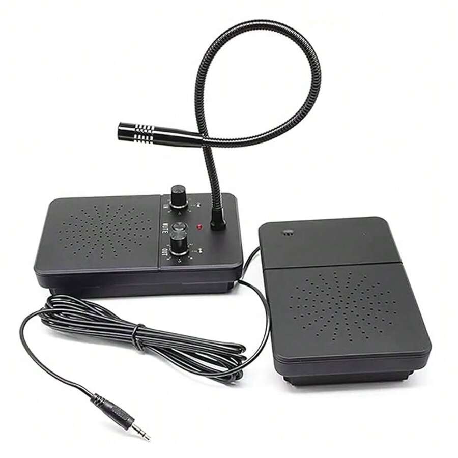 Window Intercom Dual Way Intercommunication Microphone Talk Through ...
