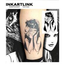INKARTLINK Temporary Tattoos, 2 Sheets Medium Semi Permanent Tattoo ...