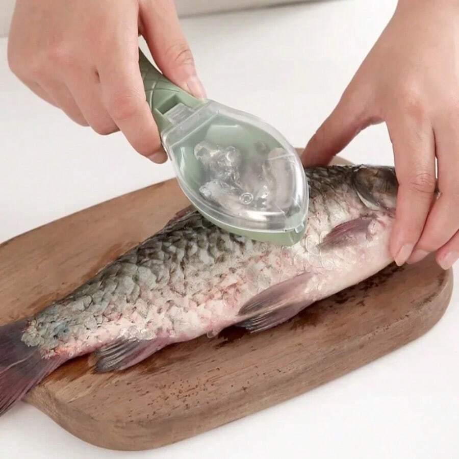 Fish Skin Brush Fast Remove Fish Scale Scraper Planer Tool Fish Scaler ...