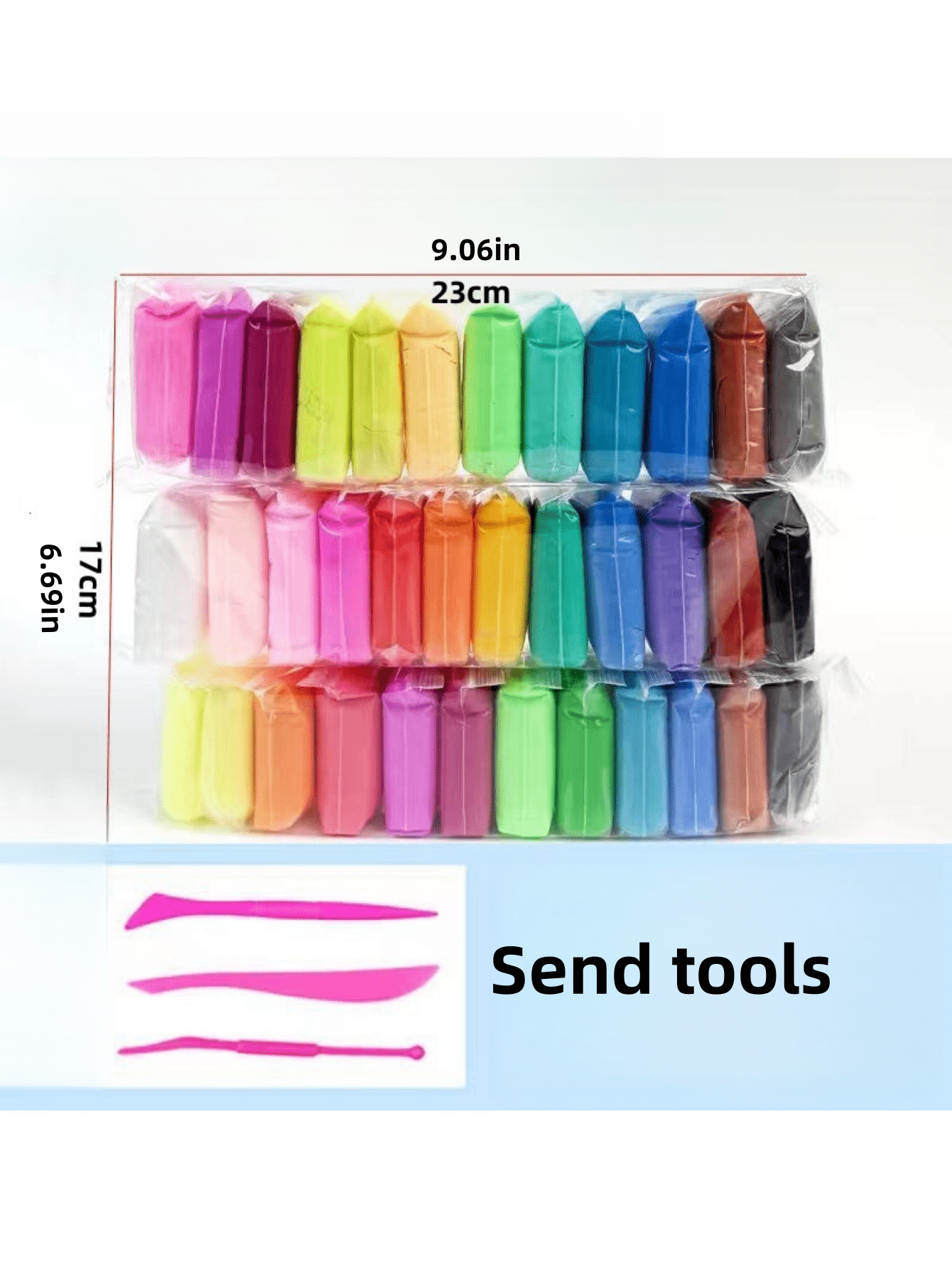 36pcs Ultra-Light Space Clay, Colored Modeling Clay With Tools, Ultra ...