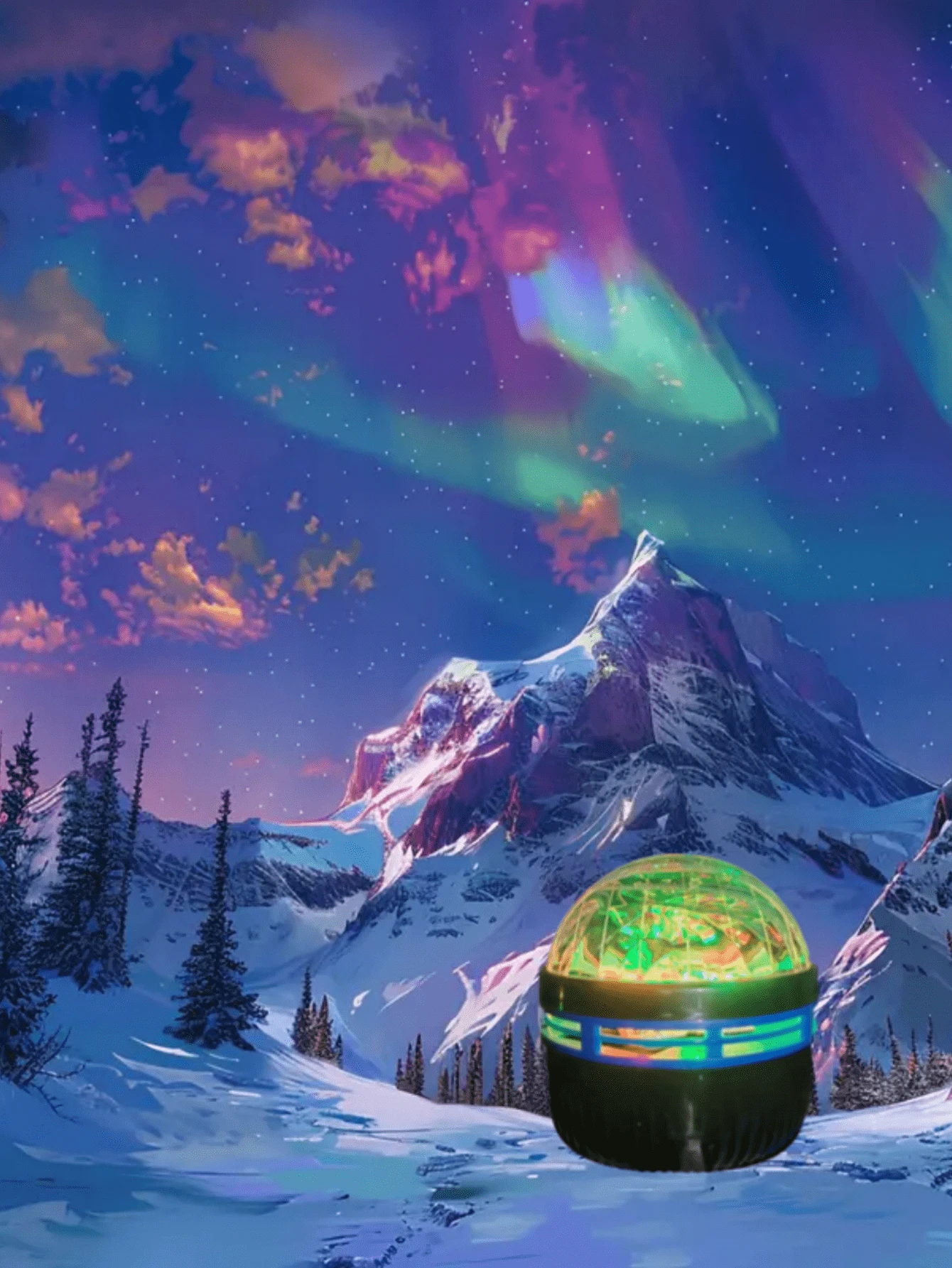 1pc LED Projection Light With Remote Control, Multi-Color Galaxy Star ...