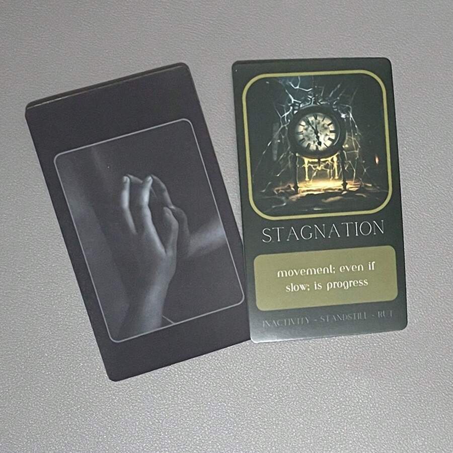 Shadow Work Oracle Cards A 33 English Visions Divination Edition Deck Borad Games Tarot for Sale ...