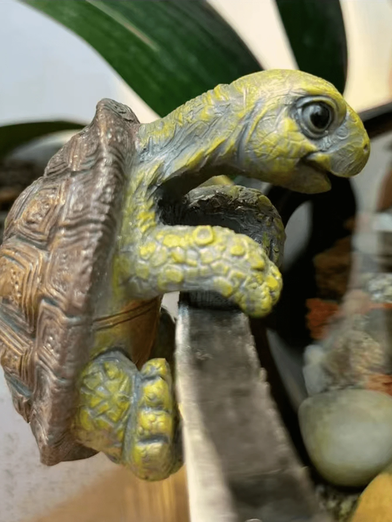 1pc Resin Cute Tortoise Figure For Plant Pot Hanger Tortoise Pot Hanger ...