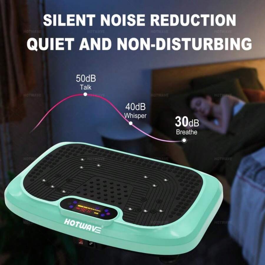 HOTWAVE Vibration Plate Gym Machine 66HZ 120 Levels With Lymphatic ...