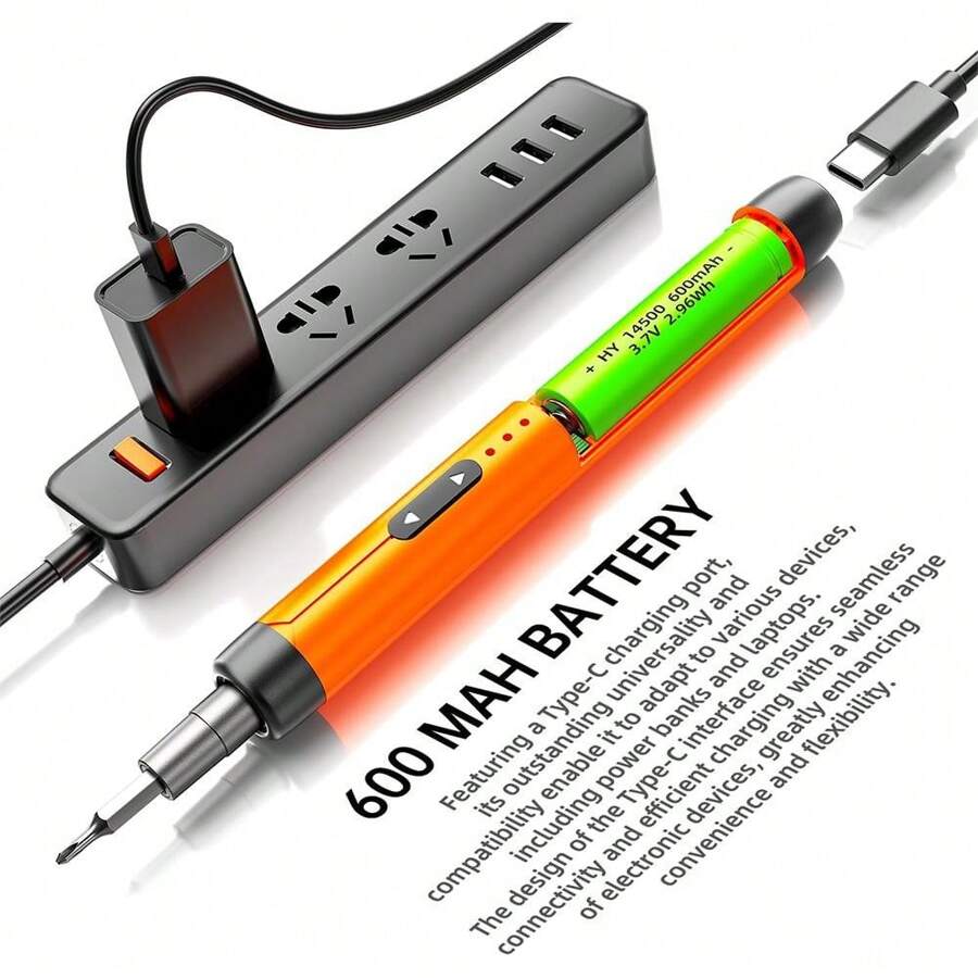 120-In-1 Mini Precision Cordless Electric Screwdriver Set, Quiet Long ...