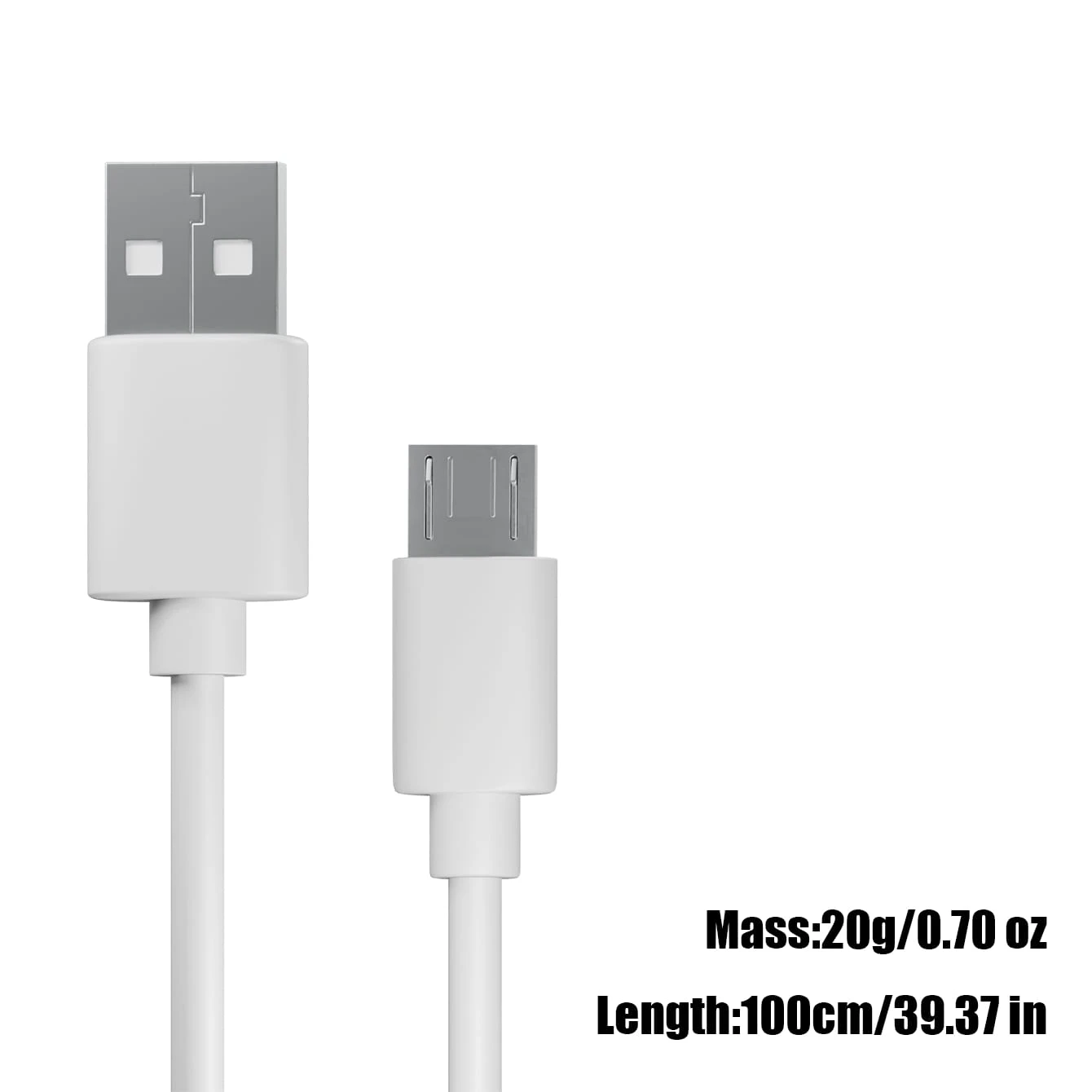 Extra-Long Micro Data Cable With Micro 5-Pin Style For Convenient ...
