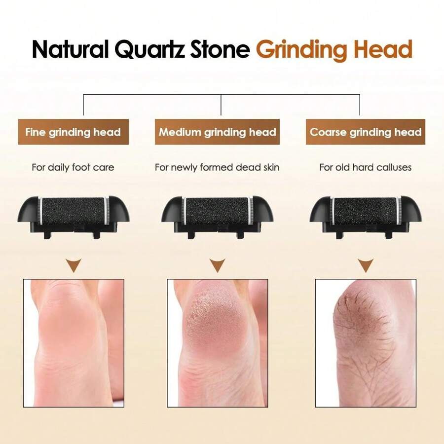 10 In 1 Electric Foot Grinder Kits For Hard Skin Rechargeable Foot ...