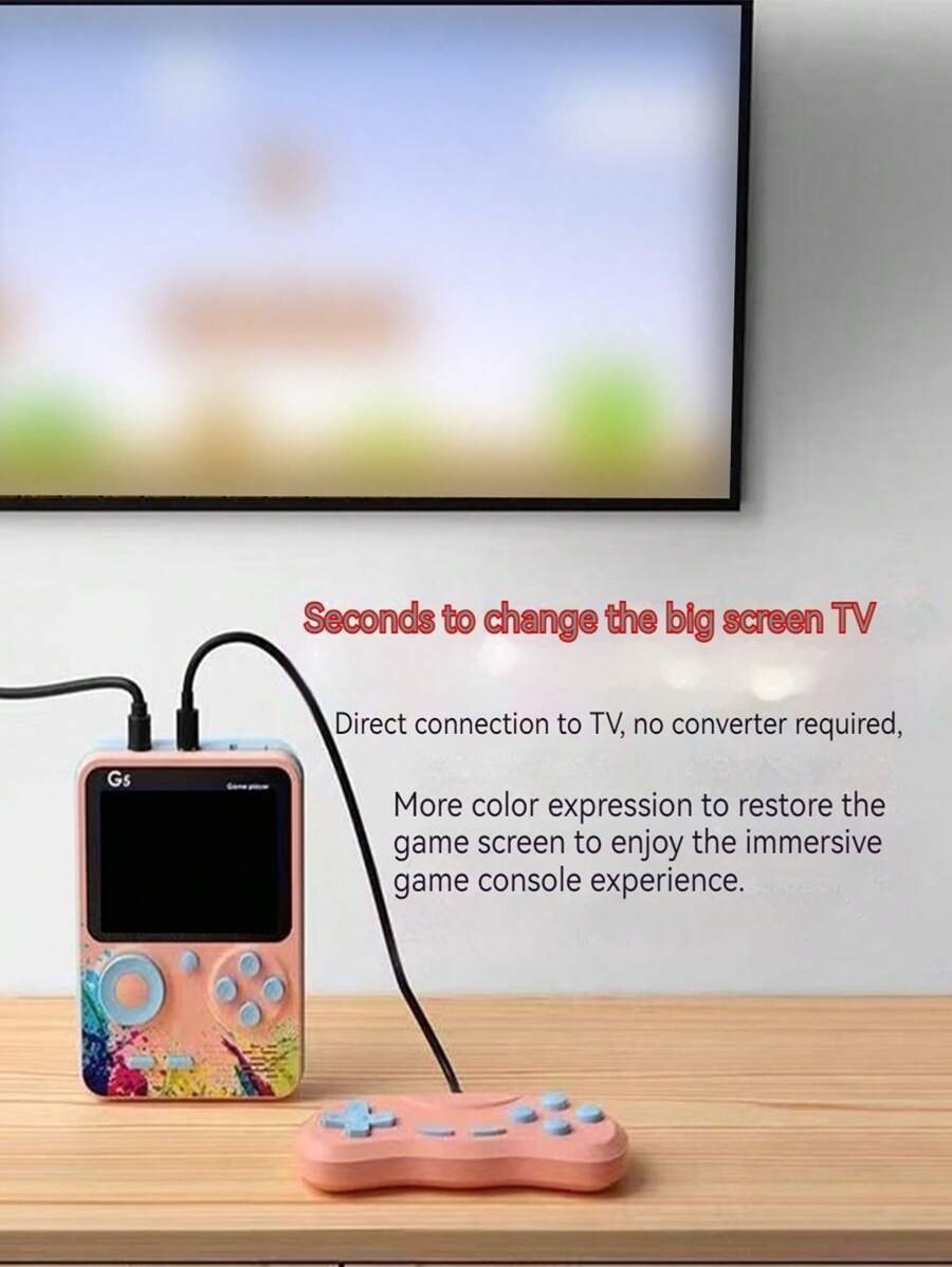 Mini console di gioco portatile retrò classica, console di gioco video ...