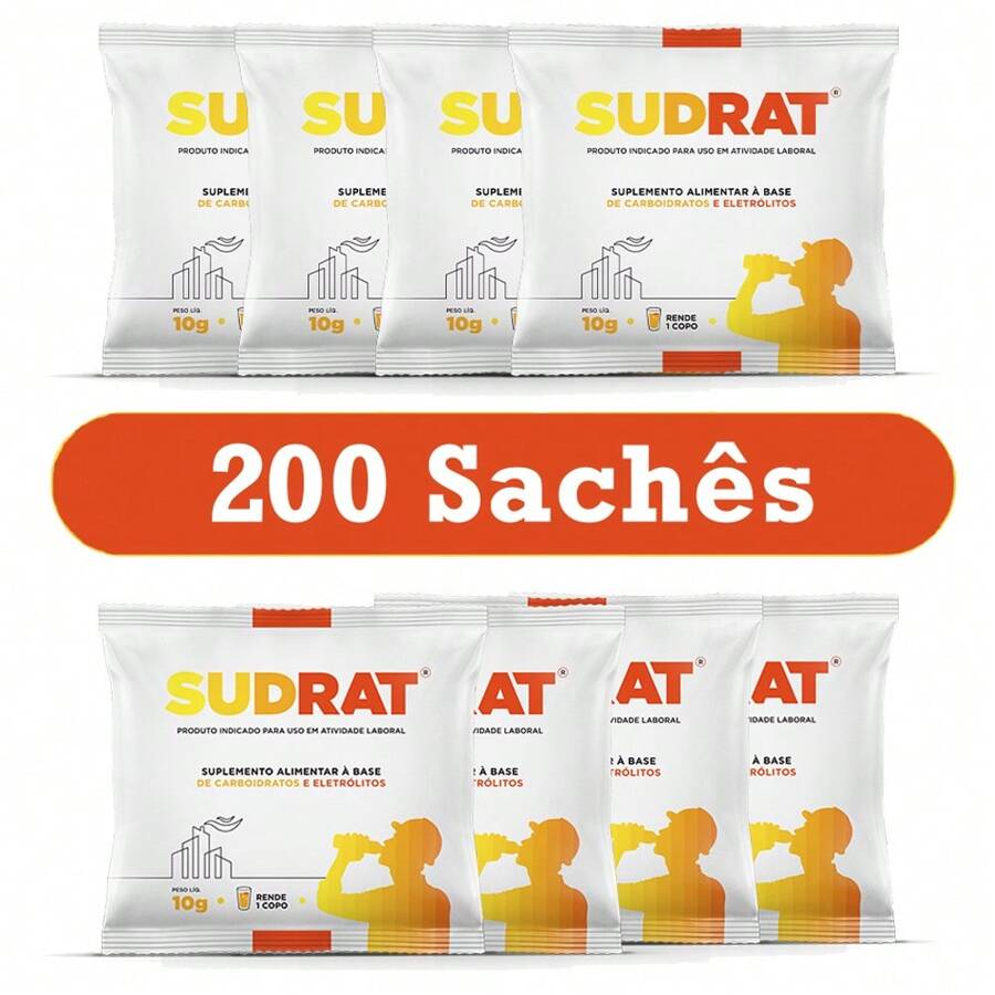 Repositor Isotonico Em Pó Sudrat De 10g Cada Sabores 200 sachês | SHEIN ...